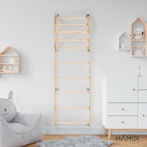 MAMOI® Zweedse ladder, Houten gorillagym voor kinderen, Indoor ...