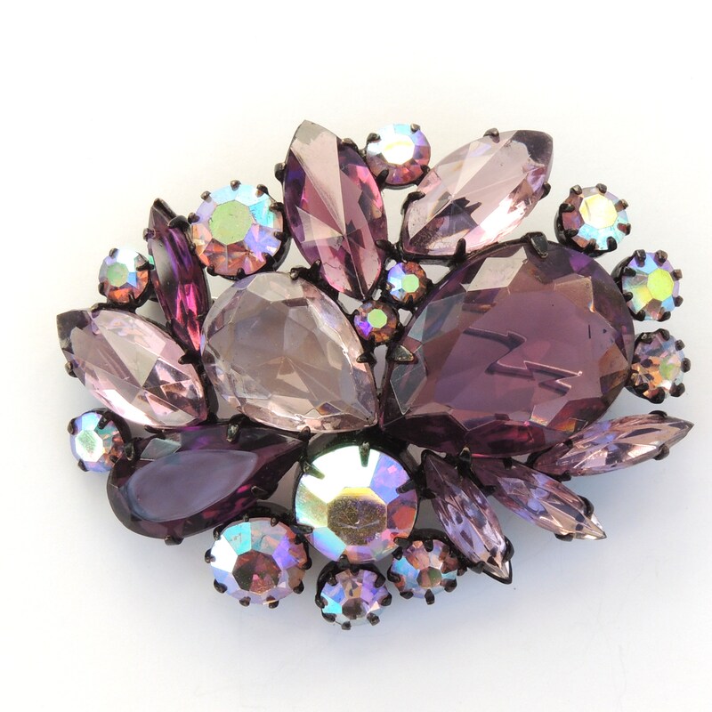 Rhinestone Brooches - Etsy