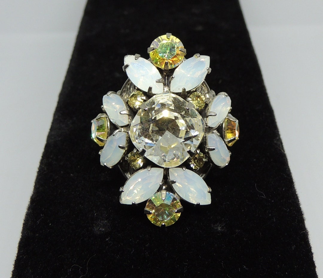 Riesiger Sorrelli-Ring – verstellbar 7,5 - Etsy Österreich