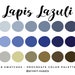 LAPIS LAZULI PROCREATE Color Palette Hex Codes Blue, Brown for iPad ...