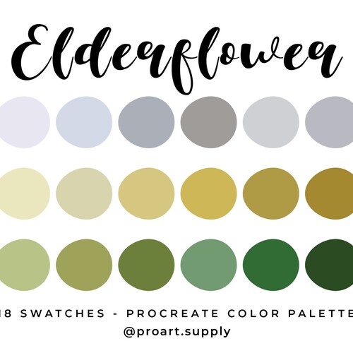 Earth Tones Procreate Color Palette Hex Codes Tan Orange Etsy