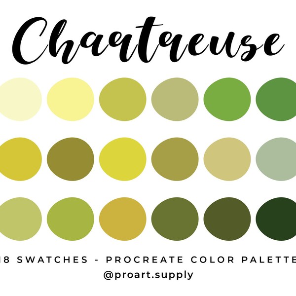 Y2K Procreate Color Palette Bundle Color Palette for Procreate ...