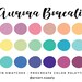 AURORA BOREALIS PROCREATE Color Palette Hex Codes Pastels - Etsy