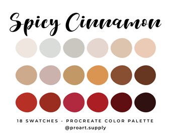 Spicy Color Palette | Etsy