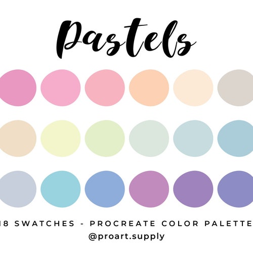 Earth Tones Procreate Color Palette Hex Codes Tan Orange Etsy