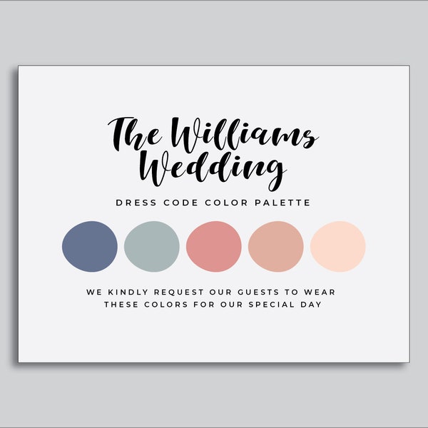 Wedding Palette - Etsy