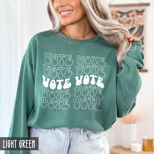 Vote Sweatshirt - Etsy