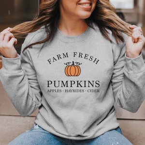 Fall Sweatshirt Women Fall Sweater Fall Pumpkin Sweatshirt - Etsy