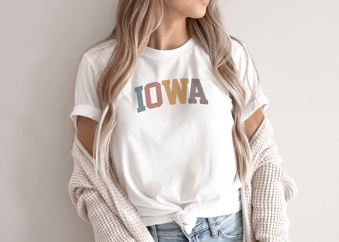 Iowa Shirt, Iowa Tshirt, Cute Iowa Shirt, State of Iowa Shirt, Vintage ...