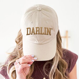 Darlin' Hat, Embroidered Country Western Baseball Mens Fit Dad Cap ...
