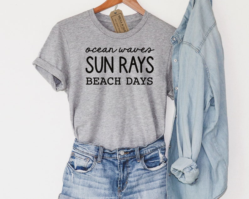 Beach Days Shirt Cute Summer Shirt Beach Shirt Beach Vibes | Etsy