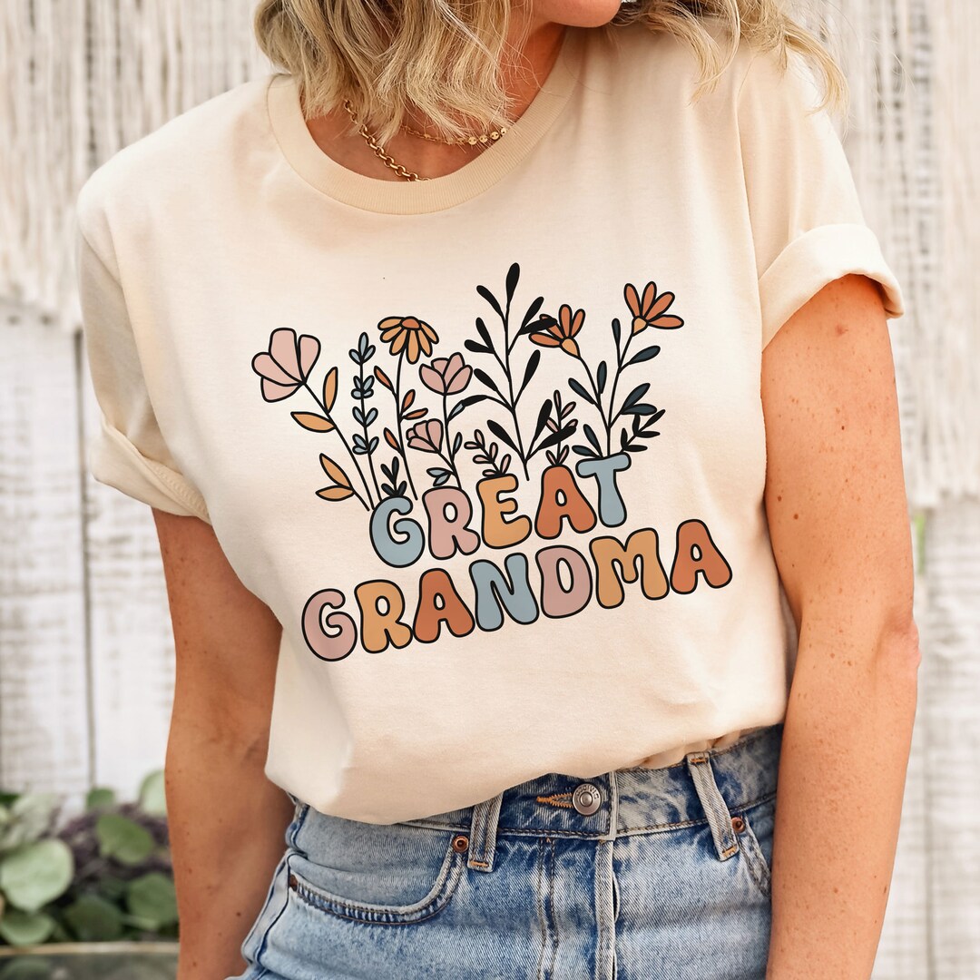 Wildflowers Great Grandma Shirt, Mothers Day Gift for Grandma, New ...