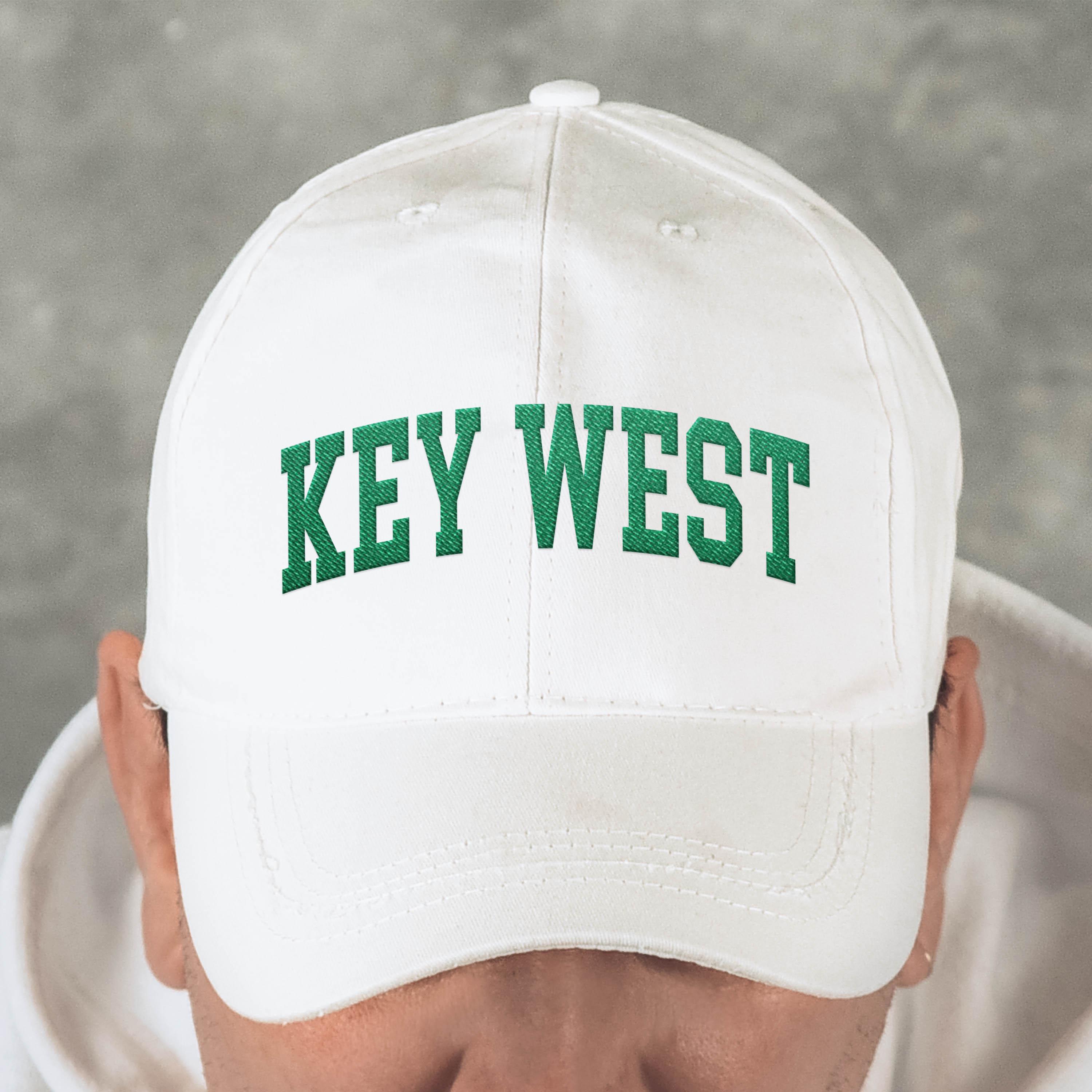 Key West Embroidered Mens Fit Baseball Cap, Travel Souvenir, Unisex ...