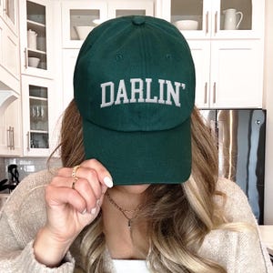 Darlin' Hat, Embroidered Country Western Baseball Mens Fit Dad Cap ...
