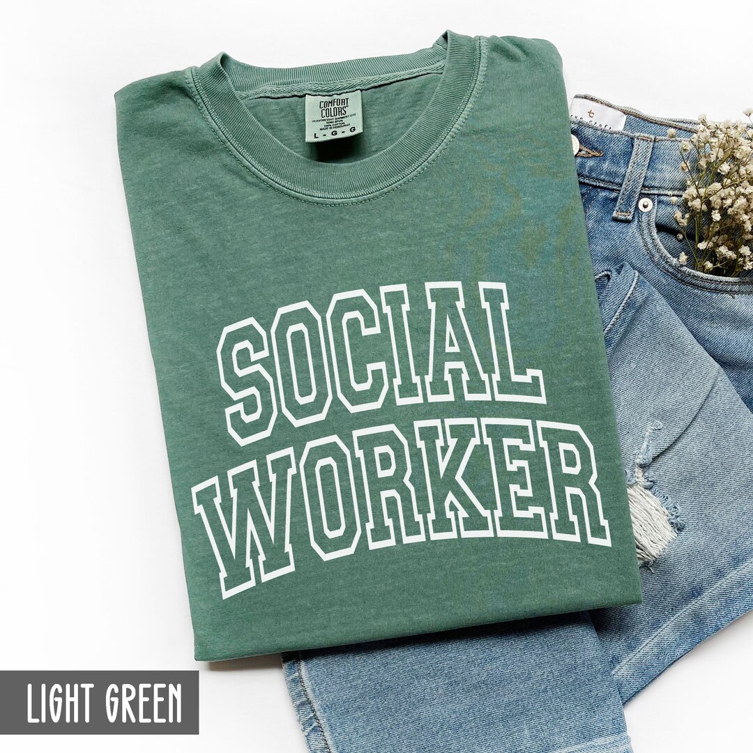 Comfort Colors® Social Worker Shirt, School Social Worker Tee, Gift for ...