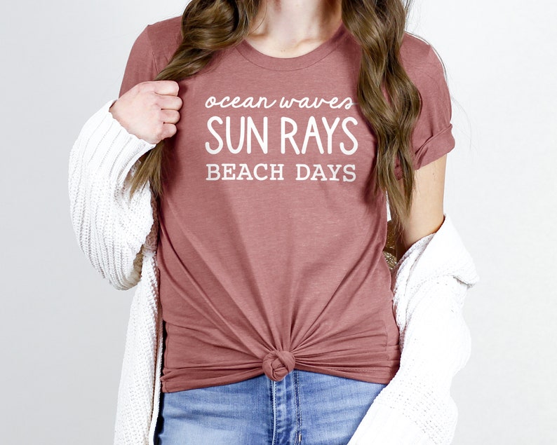 Beach Days Shirt Cute Summer Shirt Beach Shirt Beach Vibes - Etsy