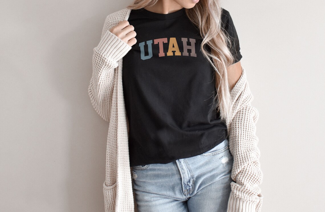 Utah Shirt Utah TShirt Cute Utah Shirt State of Utah Shirt | Etsy