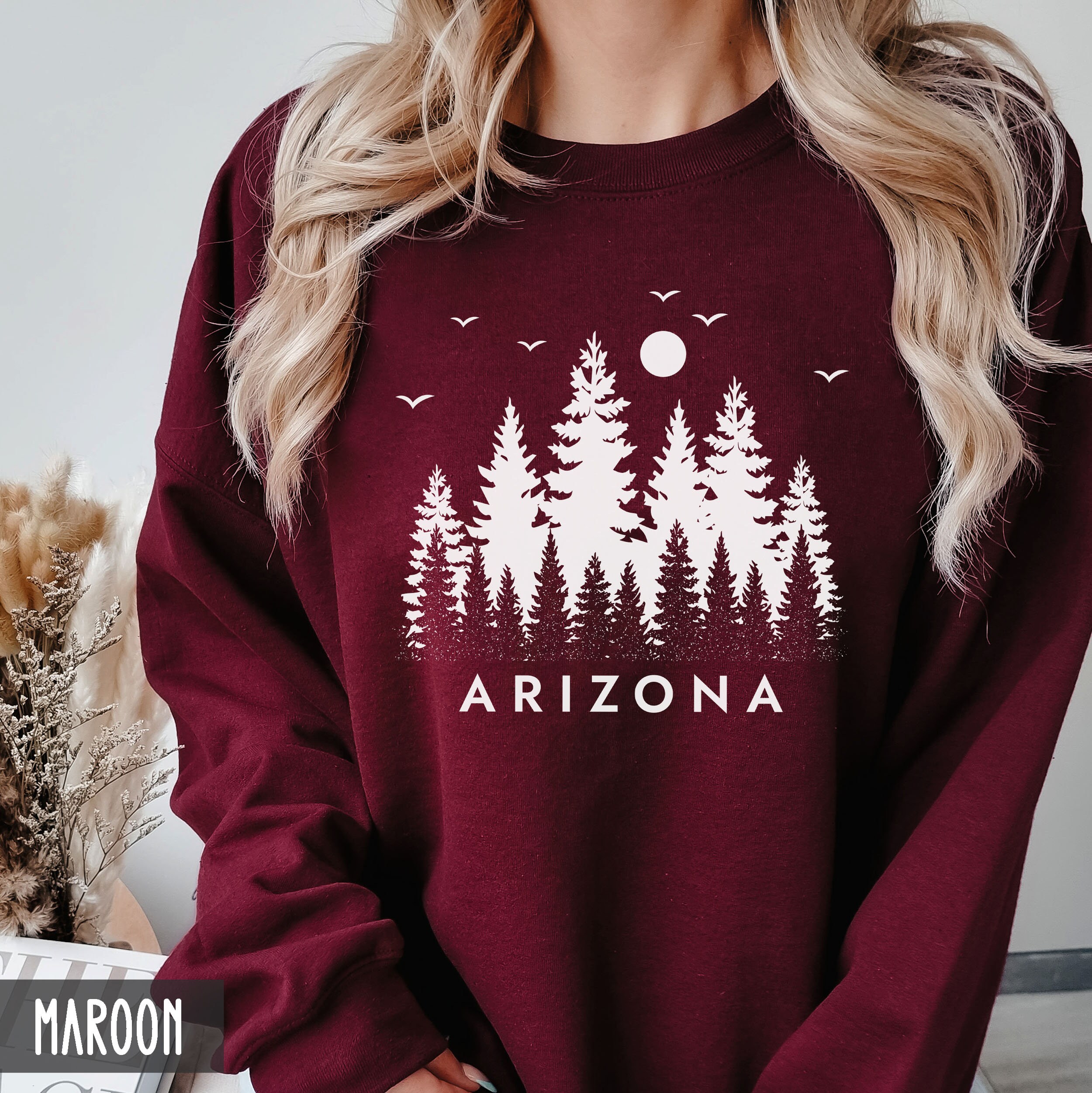 Arizona Sweatshirt, Arizona Crewneck, Cute Arizona Shirt, State of ...