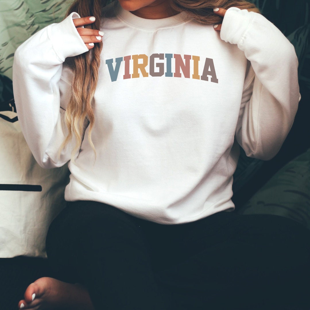 Virginia Sweatshirt, Virginia Sweater, Cute Virginia Shirt, State of ...