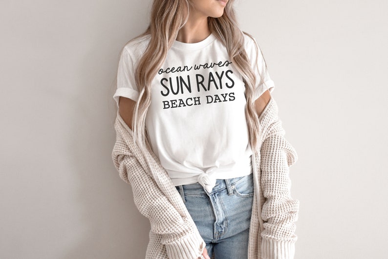 Beach Days Shirt Cute Summer Shirt Beach Shirt Beach Vibes | Etsy