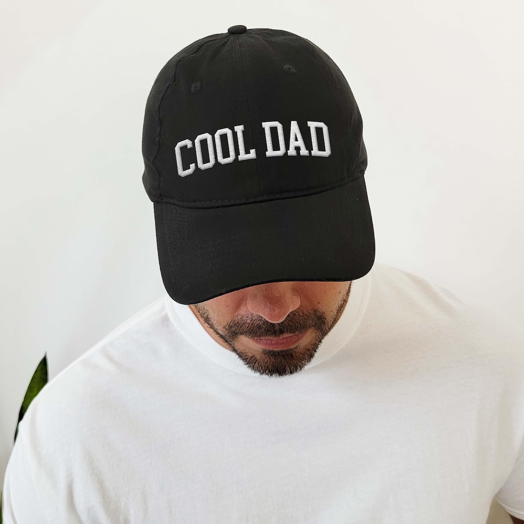 COOL DAD Embroidered Hat, New Dad Baby Announcement Baseball Cap (mens ...