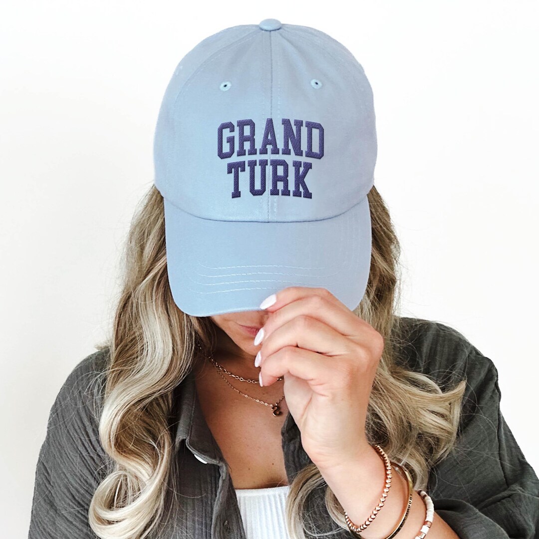 Grand Turk Embroidered Mens Fit Baseball Cap, Travel Souvenir, Unisex ...