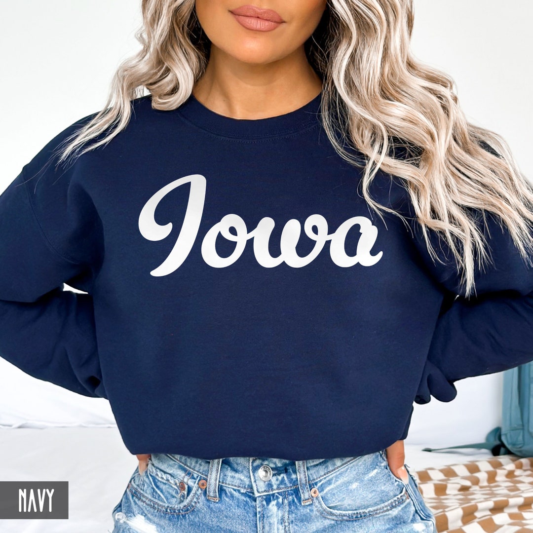 Iowa Sweatshirt, Iowa Crewneck, State of Iowa Gift for Him, Iowa Gift ...