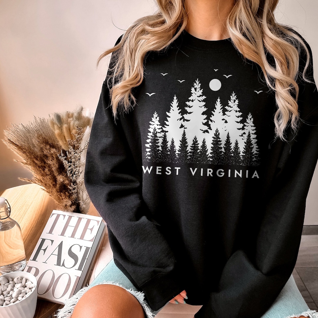West Virginia Sweatshirt, West Virginia Crewneck, Cute West Virginia ...