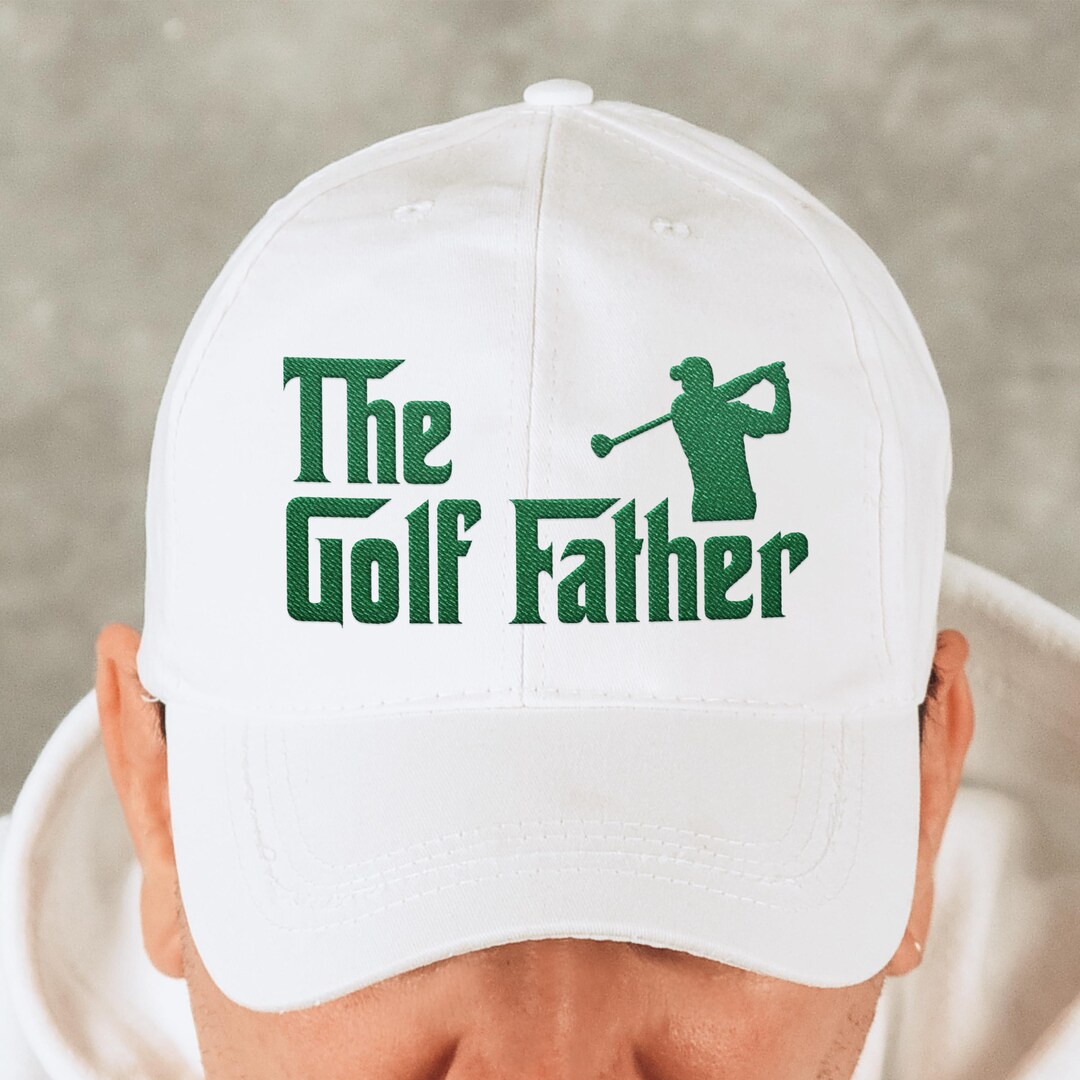 Golf Father Hat, Embroidered Gift for Golfer, Christmas of Birthday ...
