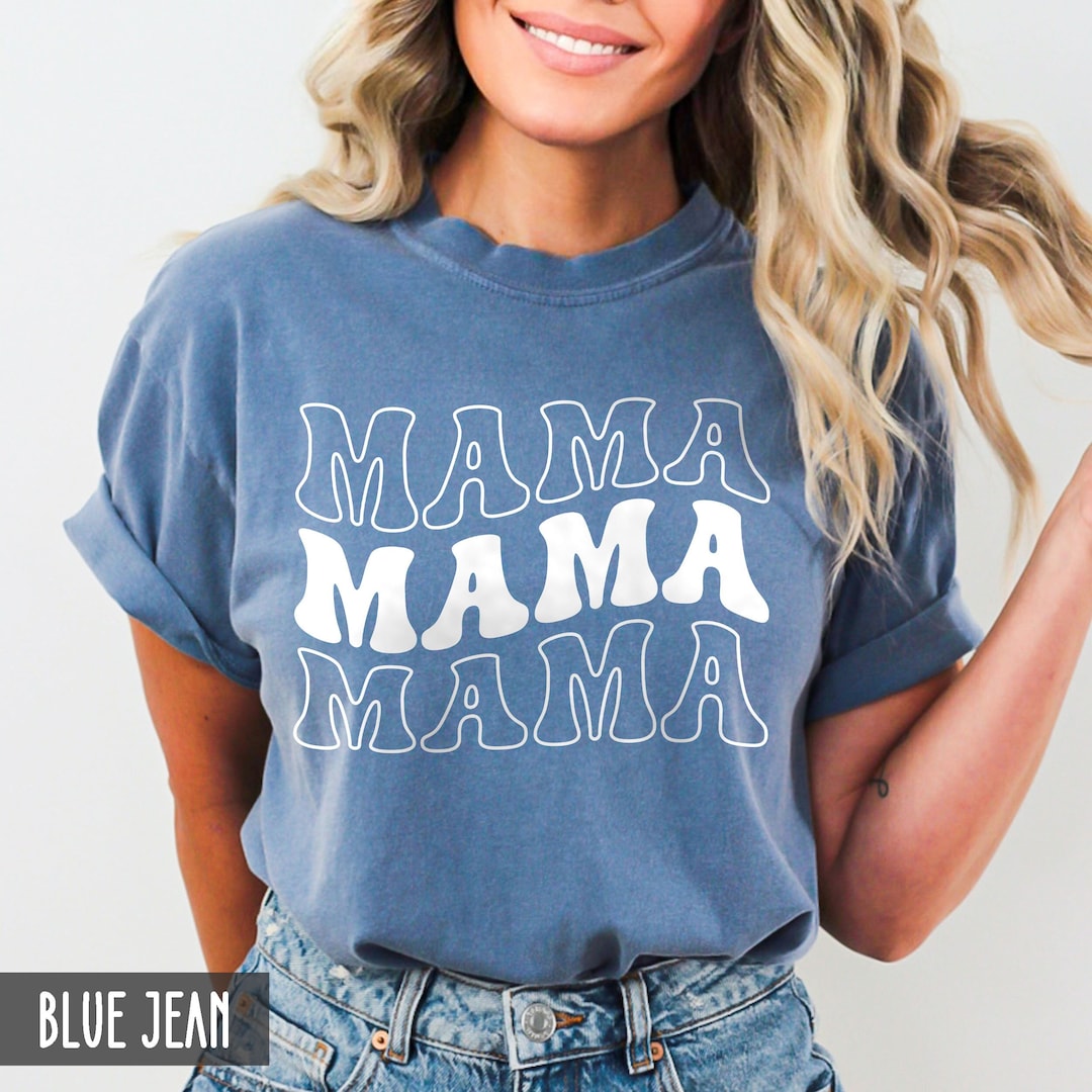 Comfort Colors® Mama Shirt, Mothers Day Shirt, Oversized Trendy Mama ...