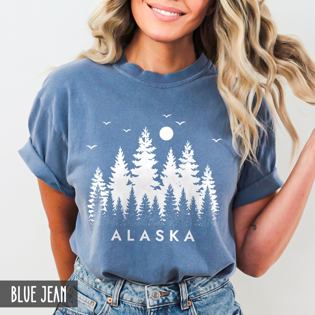 Comfort Colors® Alaska Shirt, State of Alaska Shirt, Alaska Gift for ...