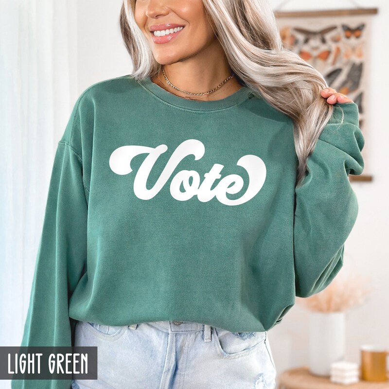 Vote Sweatshirt - Etsy
