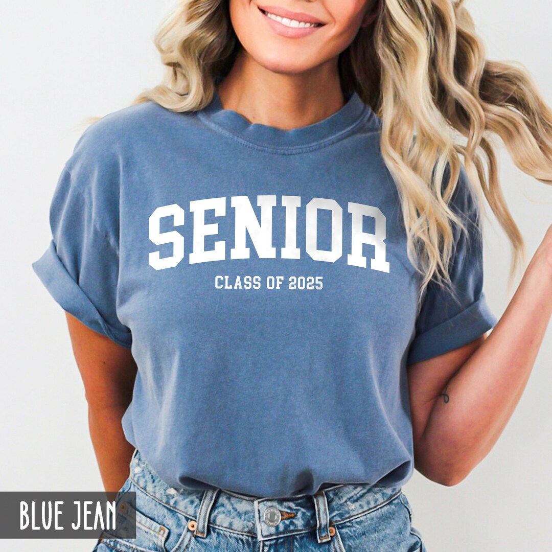 Comfort Colors Senior Shirt, Senior 2025 Shirt, Vintage Style Senior ...