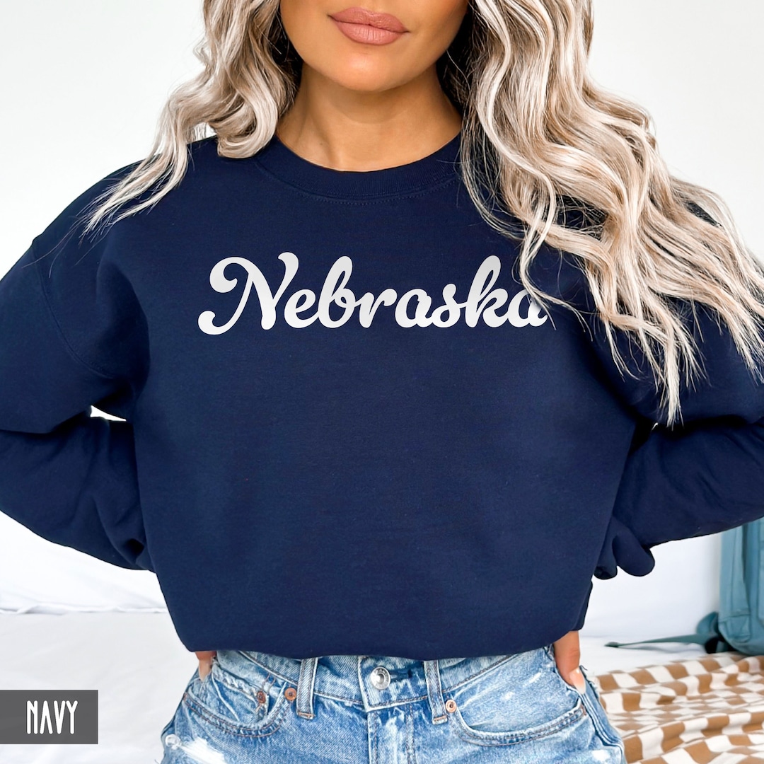 Nebraska Sweatshirt, Nebraska Crewneck, State of Nebraska Gift for Him ...