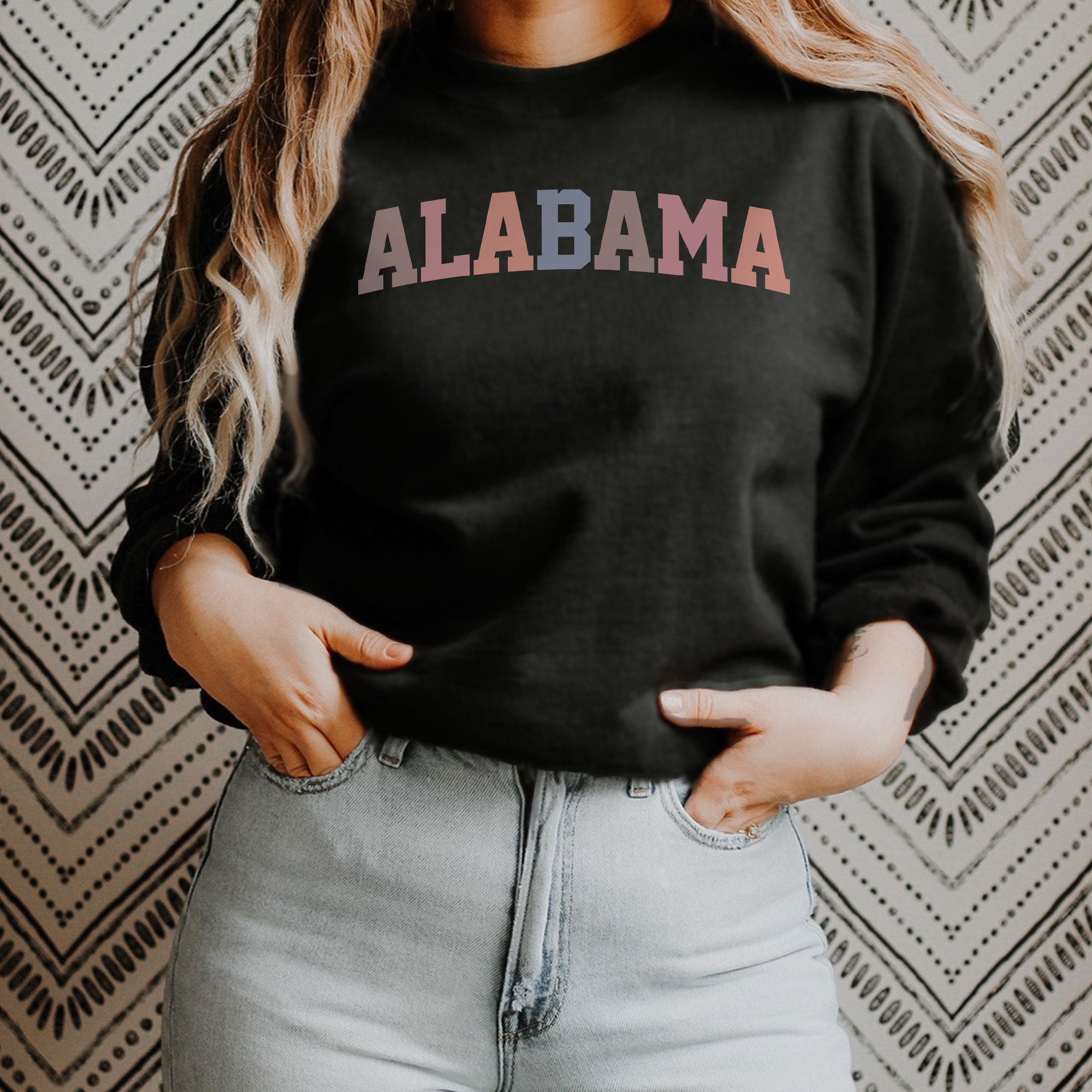 Alabama Sweatshirt Alabama Sweater Cute Alabama Shirt State - Etsy