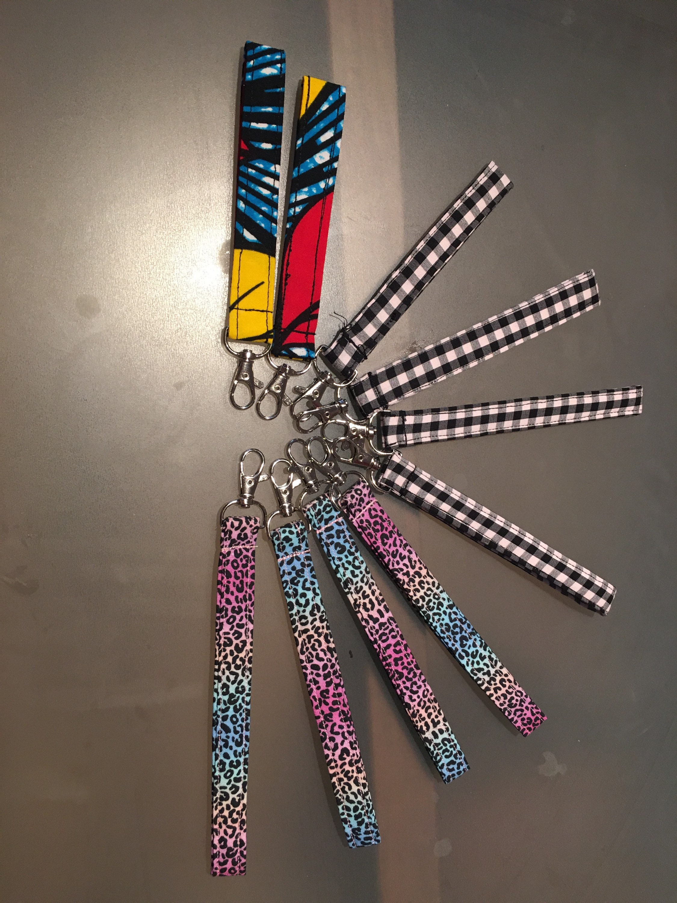 Fabric Key Chain Fabric Key Fob Fabric Keyring Fabric - Etsy UK