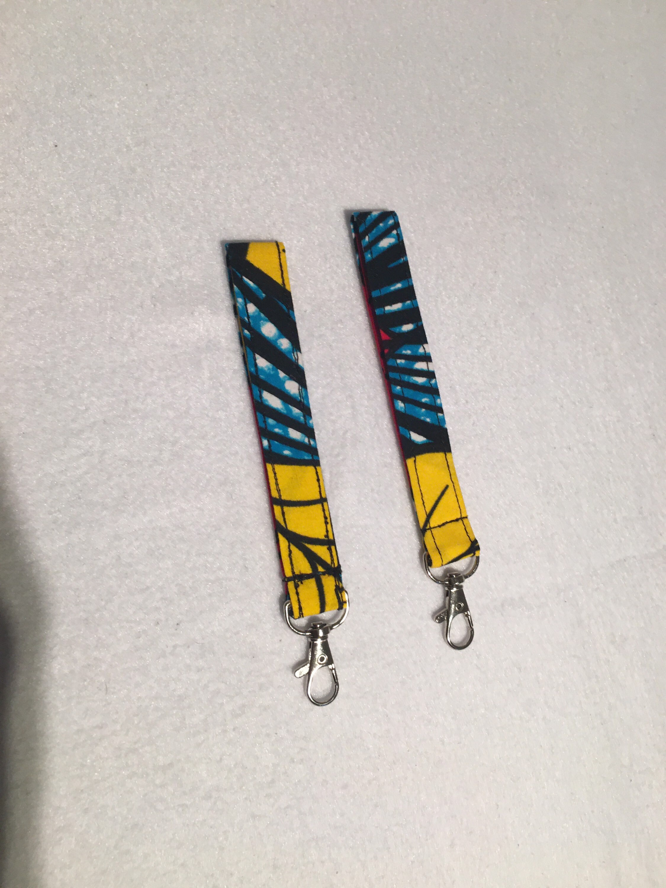 Fabric key chain fabric key fob fabric keyring fabric | Etsy