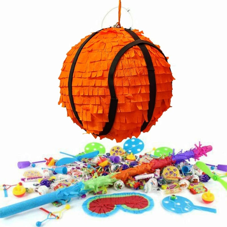 BASKETBALL 3D PINATA - Etsy