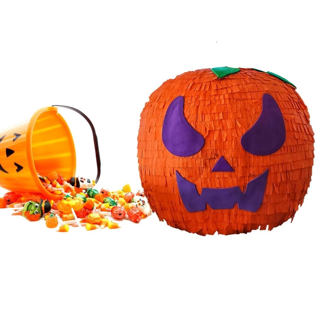 Piñatas Party Décor Halloween Spooky Party 11 x 11-3D Round Sturdy ...