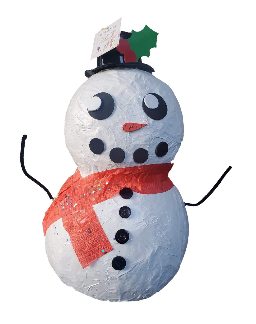 Snowman Pinata 17" Tall - Etsy