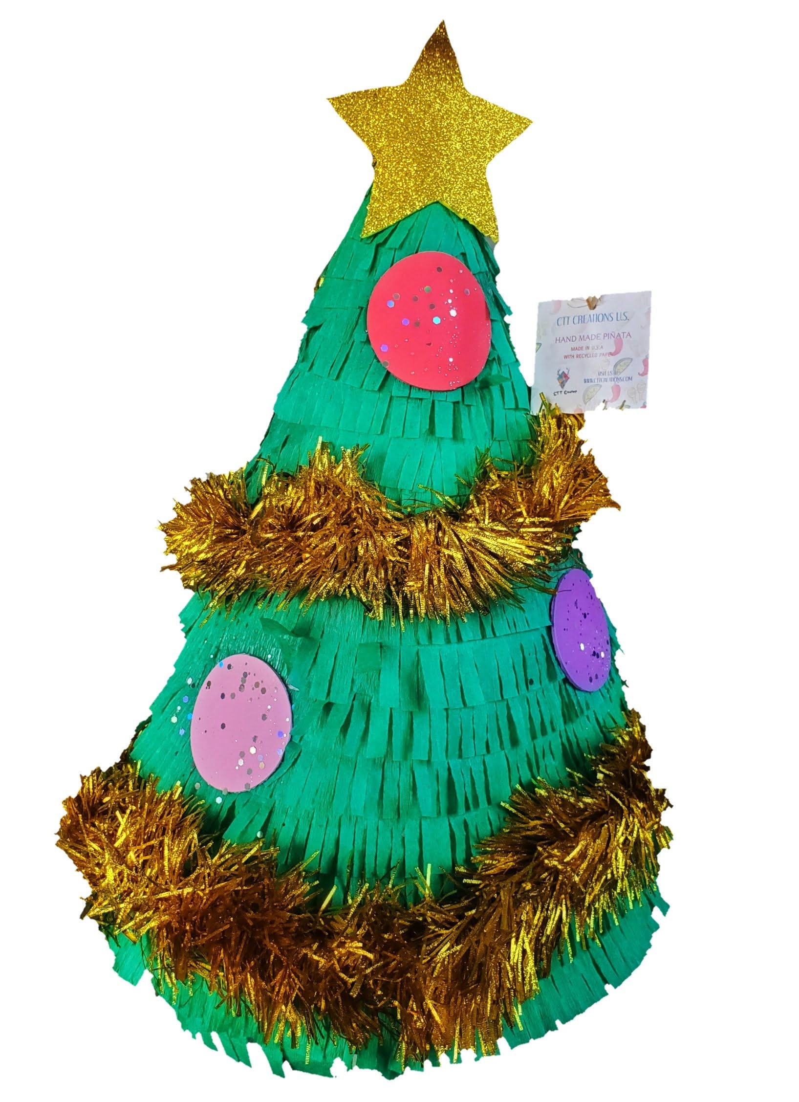 3D Christmas Tree Pinata 19 Tall - Etsy