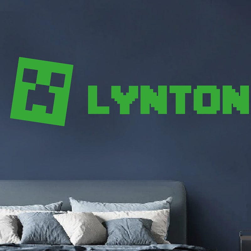 Minecrafts Wall Decals - Etsy