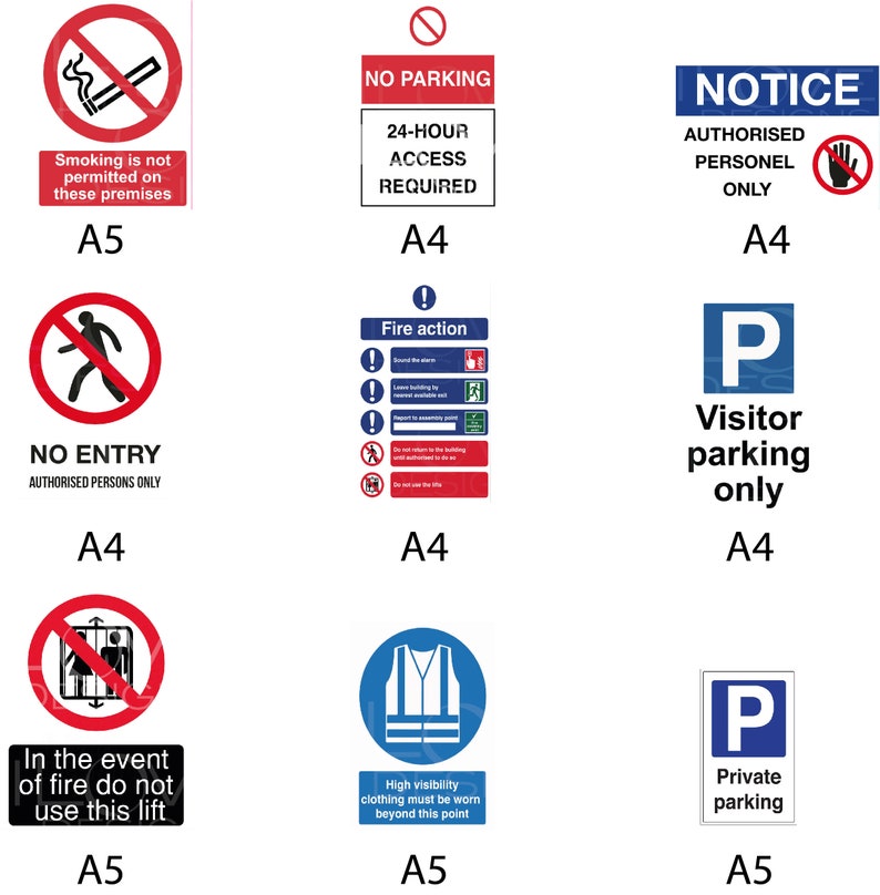 COSHH Health and Safety Stickers Mounted Workplace Posters | Etsy UK