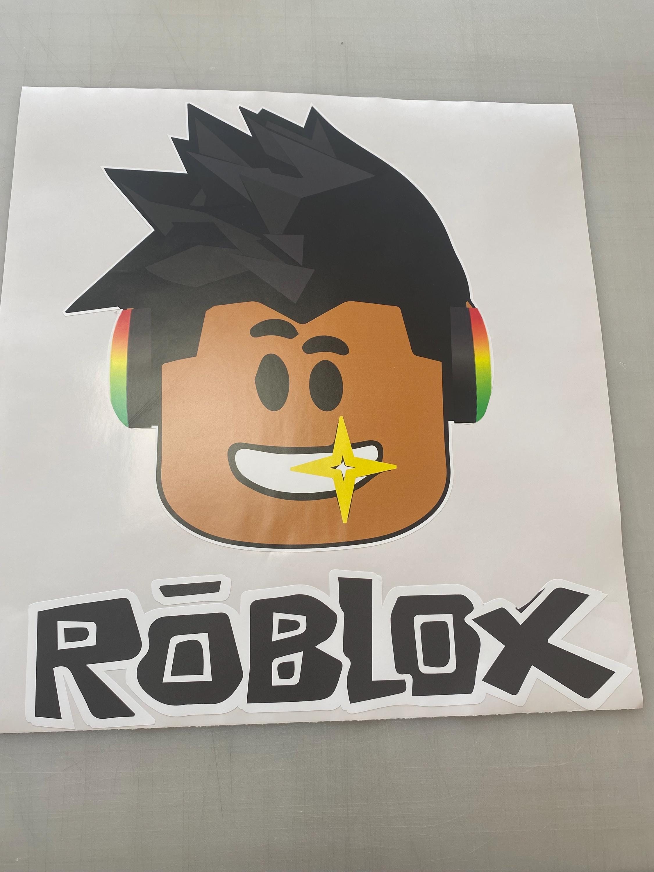 Roblox Boy Character Wall Decal Personalised I Gaming Wall Sticker I ...