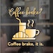 Coffee Shop Decals I Window Glass Sticker I Customer Message I Business ...