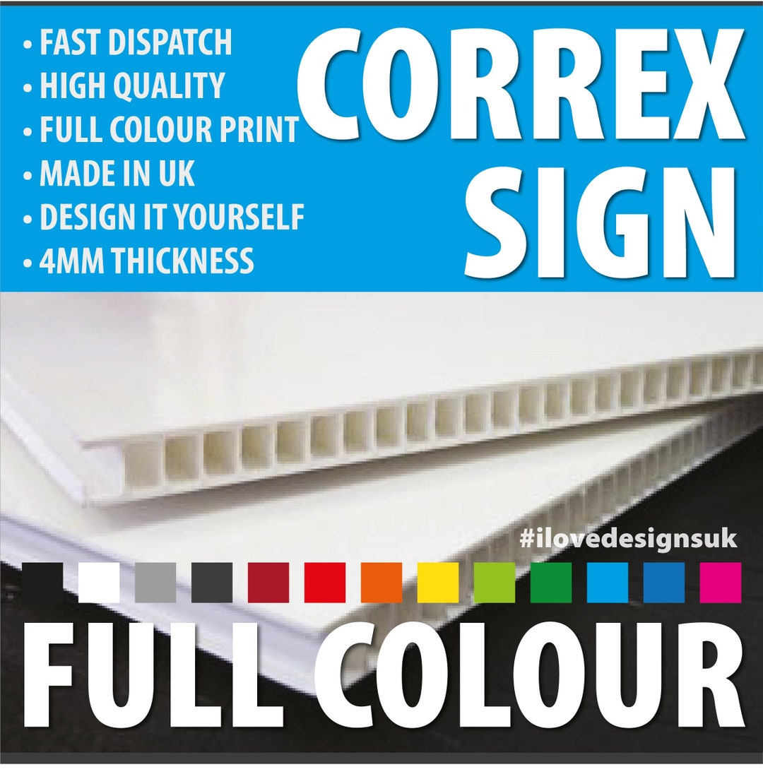 Custom Printed Correx Boards | Builder Boards | Economy Signs for Site ...