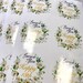 Blanche Botanical Floral Stickers I Wedding & Party I Personalised Text ...