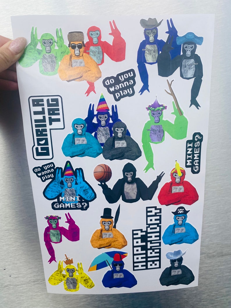 GORILLA TAG Birthday Decoration Variety Pack | Popular VR Gamer ...