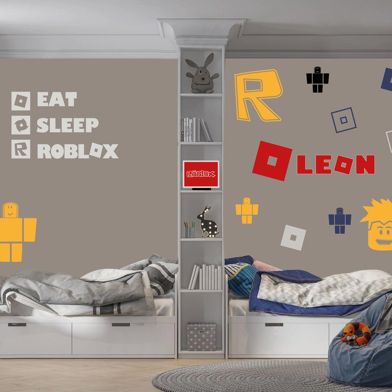 Roblox Vinyl Wall Decals - Etsy