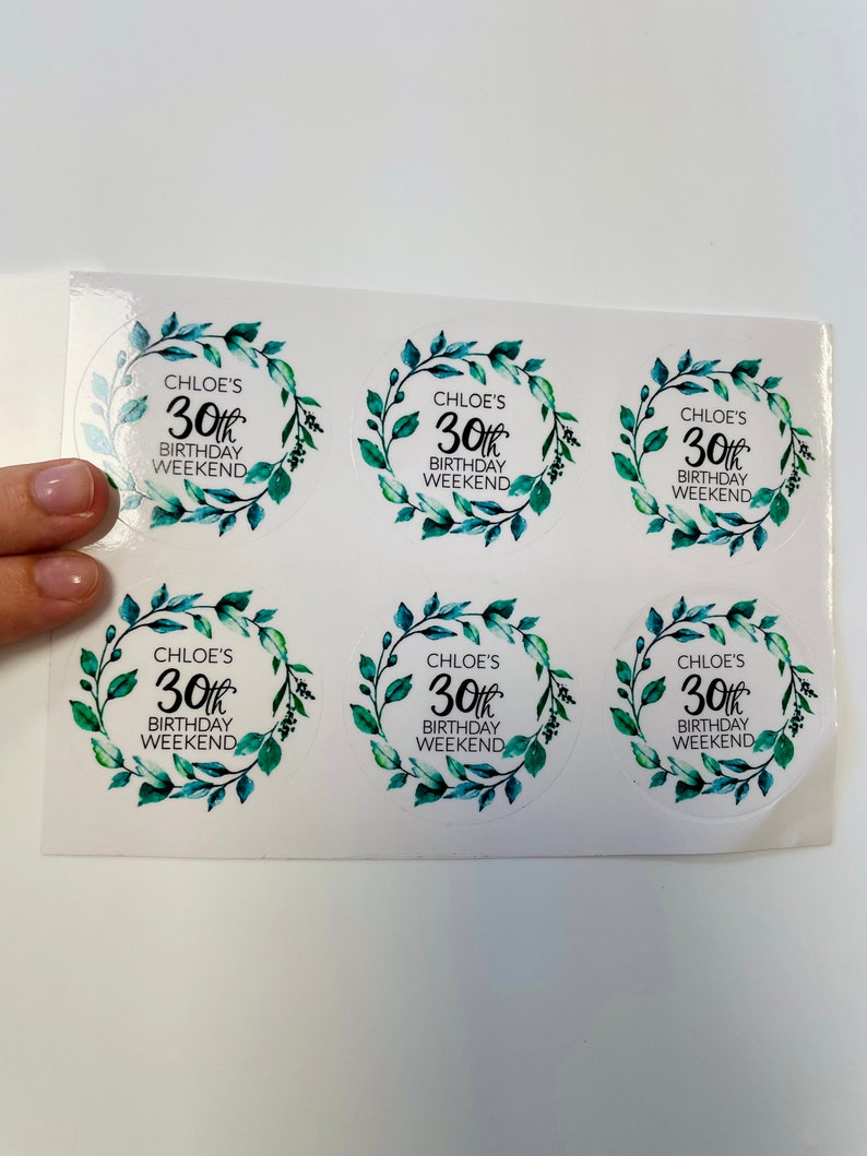 Big Birthday Stickers | 30th 40th 50th 60th 70th 80th 90th ...